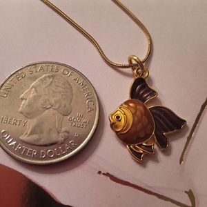 Hand Crafted | Jewelry | Colorful Fish Necklace On An Adjustable ...